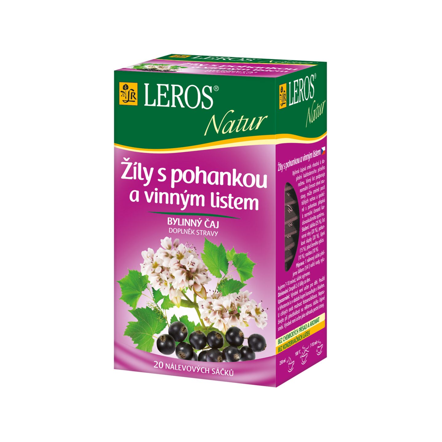 Čaj na cievy a žily | LEROS - Příběh bylinek